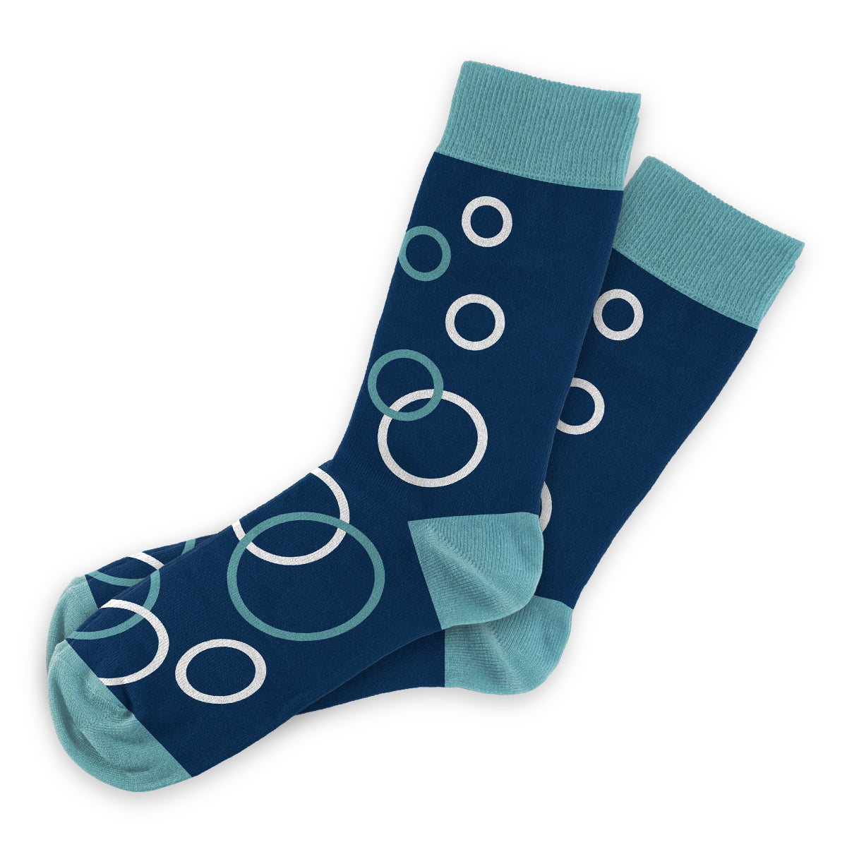 Blue Socks with Bubble Pattern – Goldie Socks®